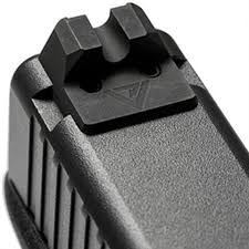 Vickers Elite Battlesight for Glock, Black Serrated | Reactive Gunworks