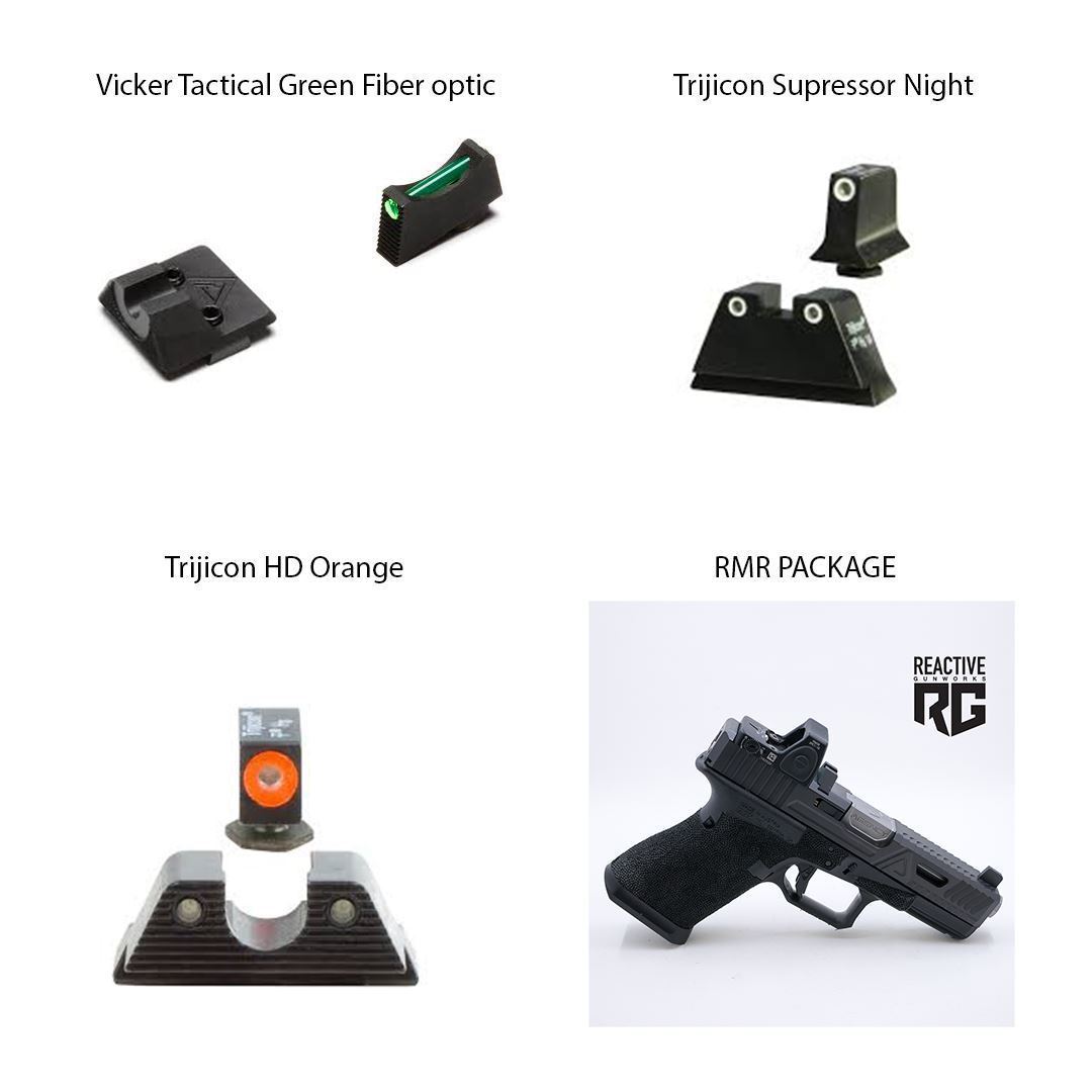 Agency Arms Glock 19 Gen 4 Green Frame BW Bronze | Reactive Gunworks