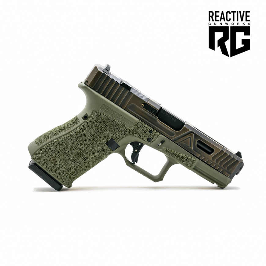Agency Arms Glock 19 Gen 4 Green Frame BW Bronze