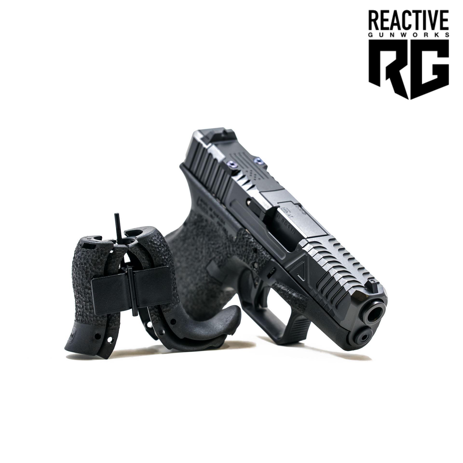 Agency Arms 26 G4 Bonesaw EDC Stipple DLC | Reactive Gunworks