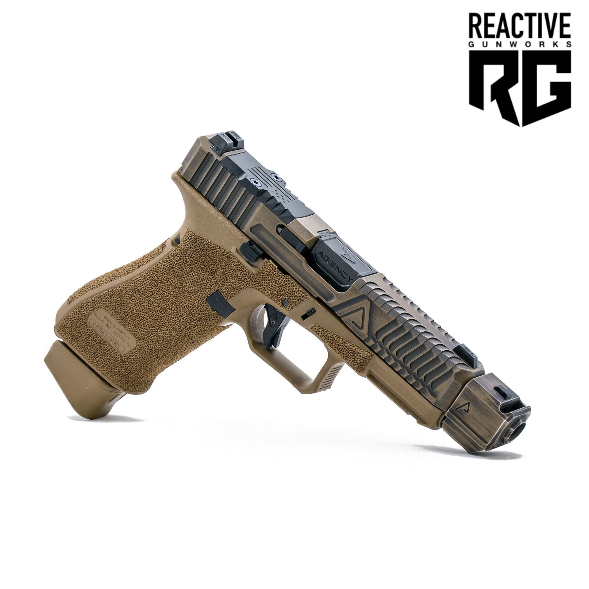 Agency Arms 19x Bonesaw COMP FP COYOTE | Reactive Gunworks
