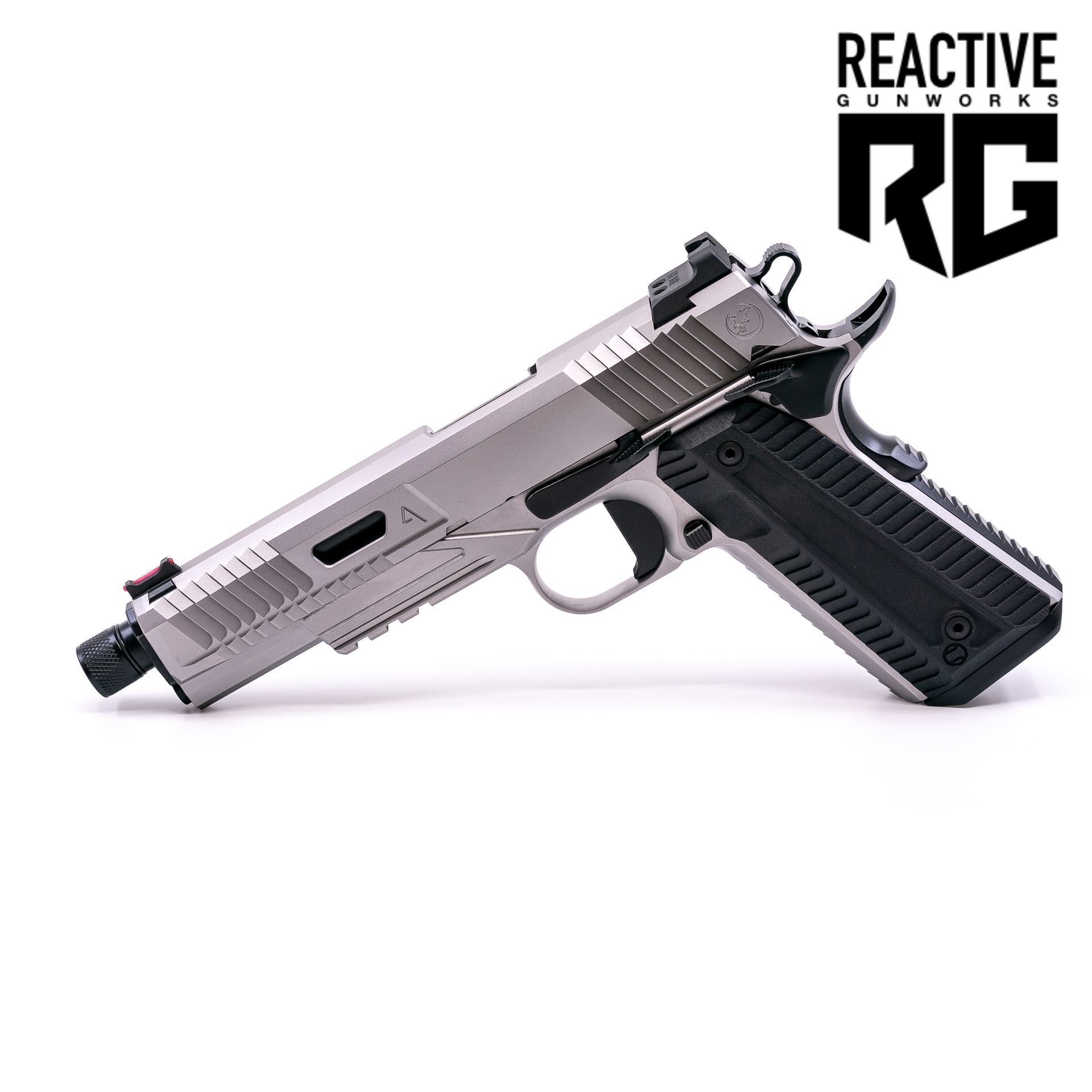Nighthawk Custom Agent 2 1911 STAINLESS/THREADED - 9mm | Reactive Gunworks