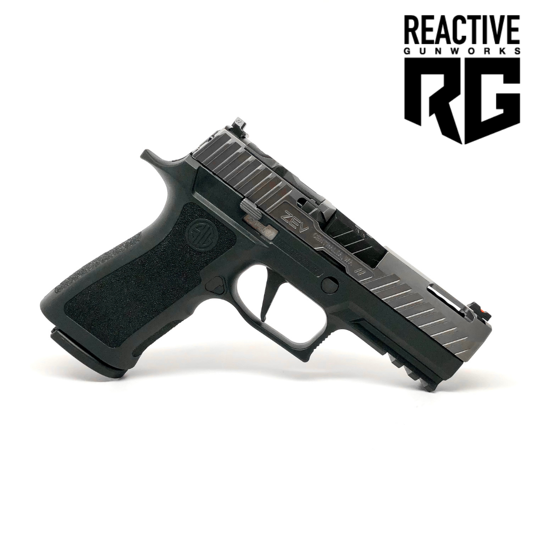 Zev Tech Sig Sauer Z320 XCarry Octane RMR Grey Slide | Reactive Gunworks
