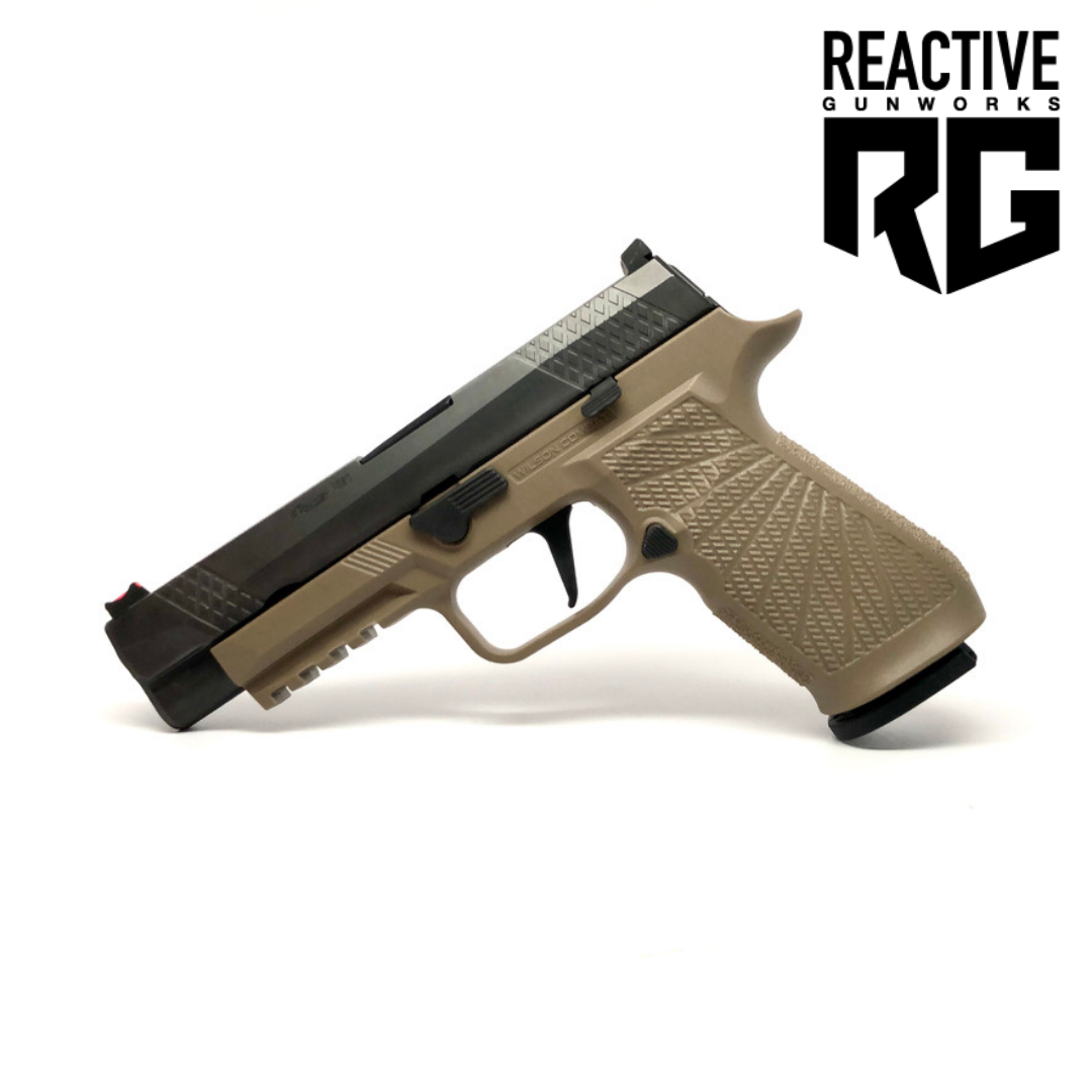 Wilson Combat Sig Sauer P320 FS Tan 9mm | Reactive Gunworks