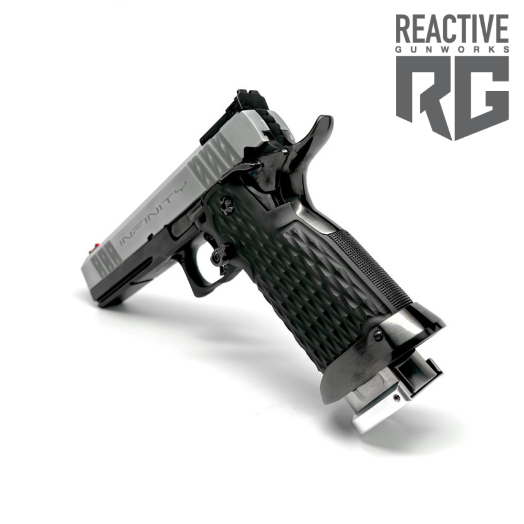 SVI Infinity IED 1911 9mm Black / Stainless | Reactive Gunworks