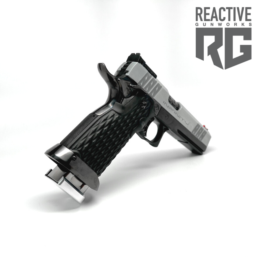SVI Infinity IED 1911 9mm Black / Stainless | Reactive Gunworks
