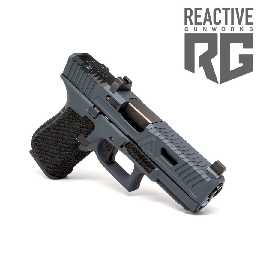 Agency Arms Glock 19 Gen 5 EXA Agency Grey DTF LBC Stipple