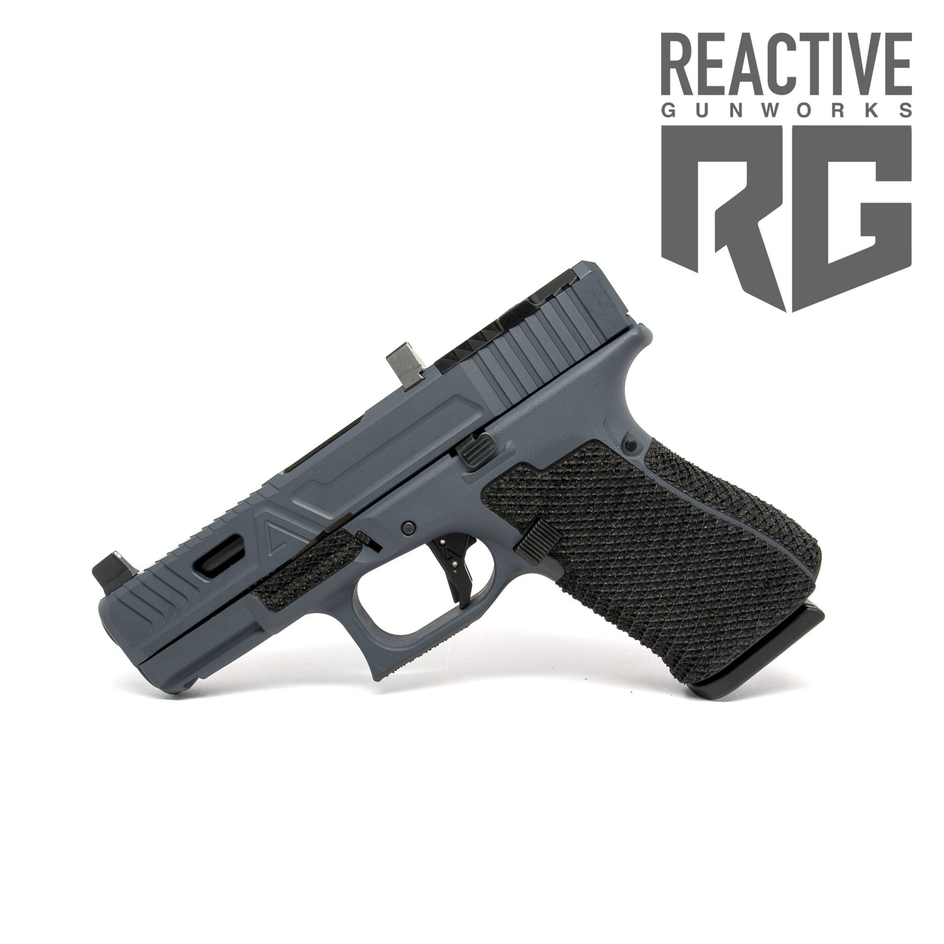 Agency Arms Glock 19 Gen 5 EXA Agency Grey DTF LBC Stipple | Reactive ...