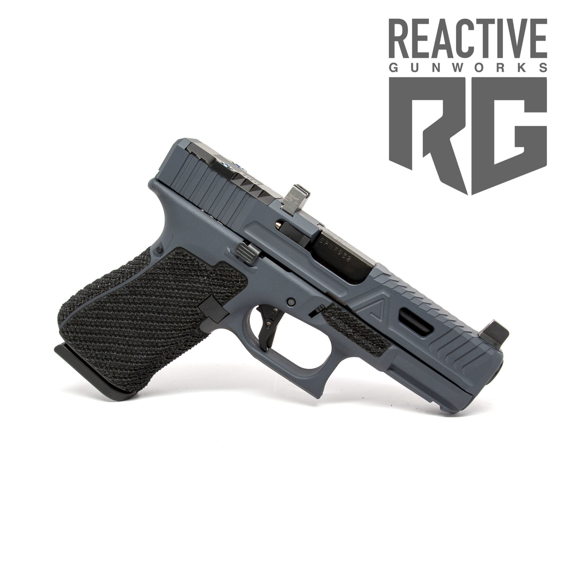 Agency Arms Glock 19 Gen 5 EXA Agency Grey DTF LBC Stipple | Reactive ...