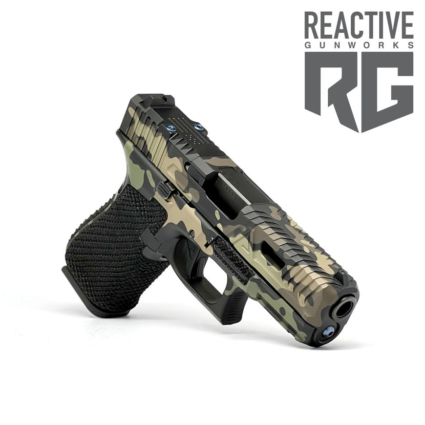 Agency Arms Glock 19 Gen 5 Bonesaw Callahan Multicam LBC Stipple