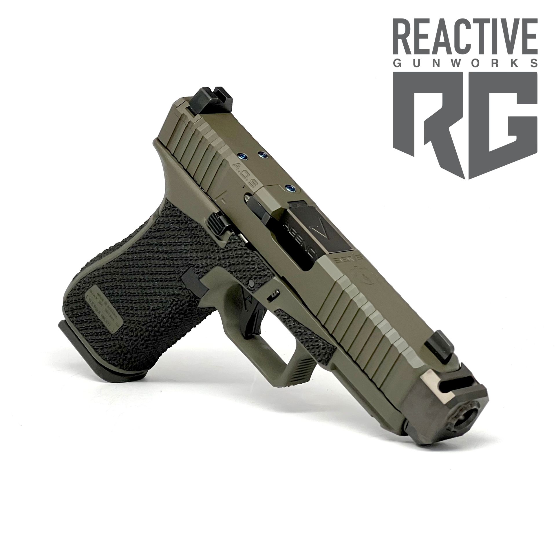 Agency Arms x Sage Dynamics Glock 45 V1 OD Green | Reactive Gunworks