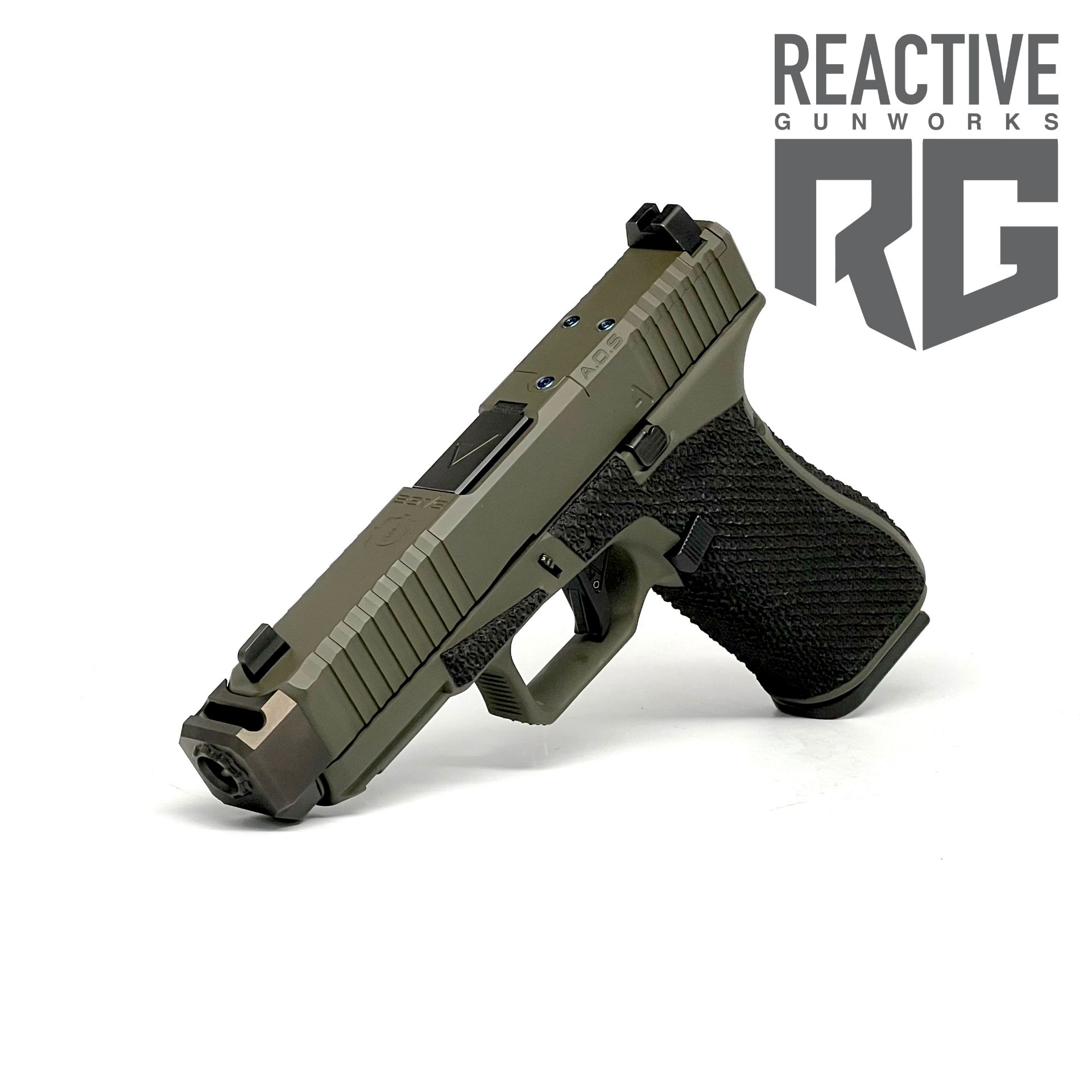 Agency Arms x Sage Dynamics Glock 45 V1 OD Green | Reactive Gunworks