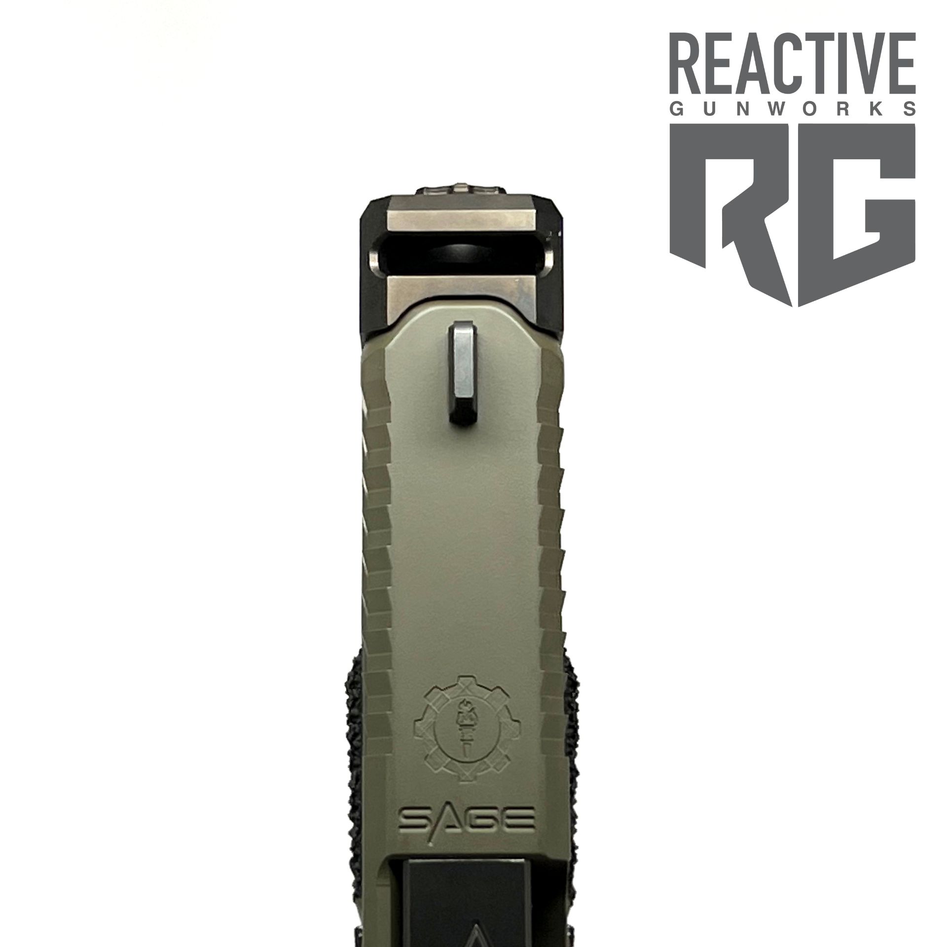 Agency Arms x Sage Dynamics Glock 45 V1 OD Green | Reactive Gunworks