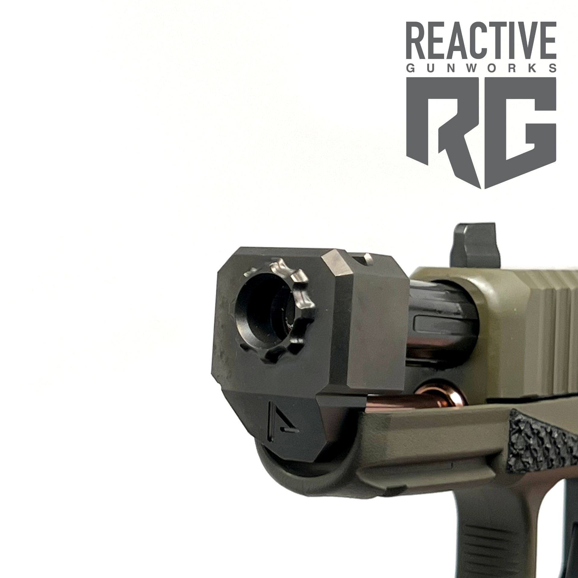 Agency Arms x Sage Dynamics Glock 45 V1 OD Green | Reactive Gunworks