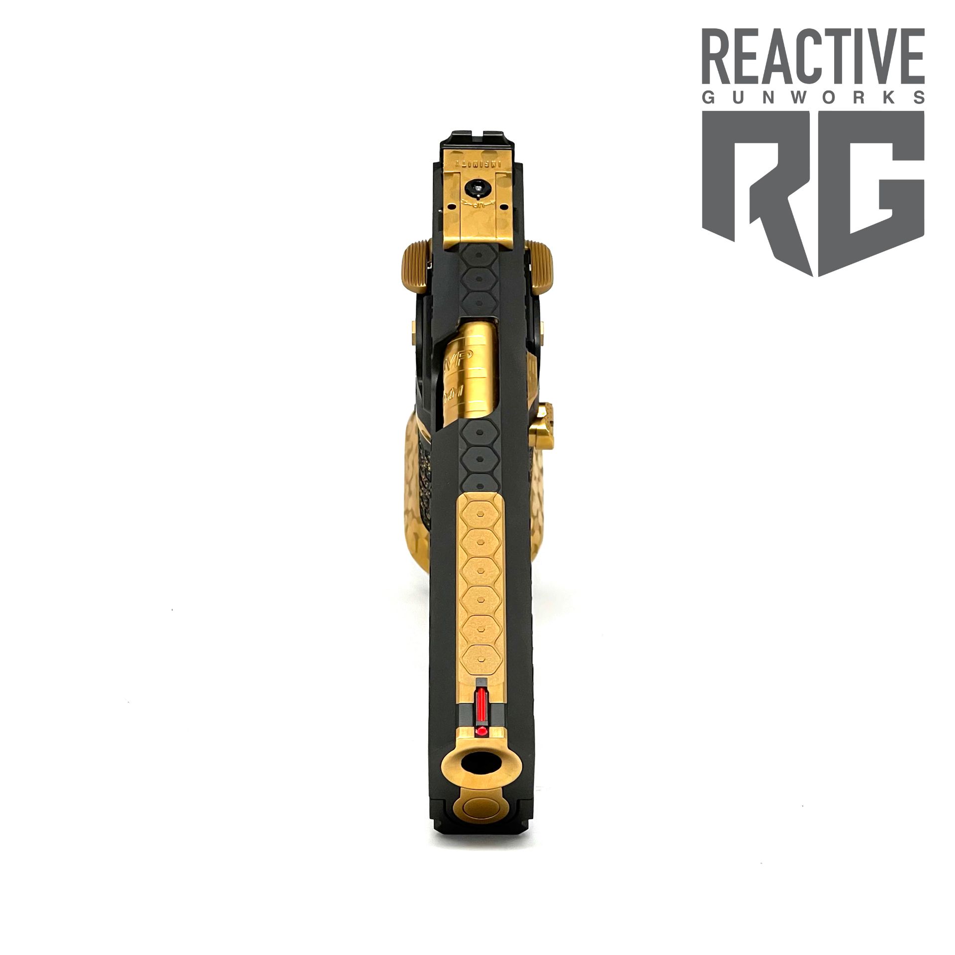 SVI Infinity IED 1911 9mm Gold/Black | Reactive Gunworks
