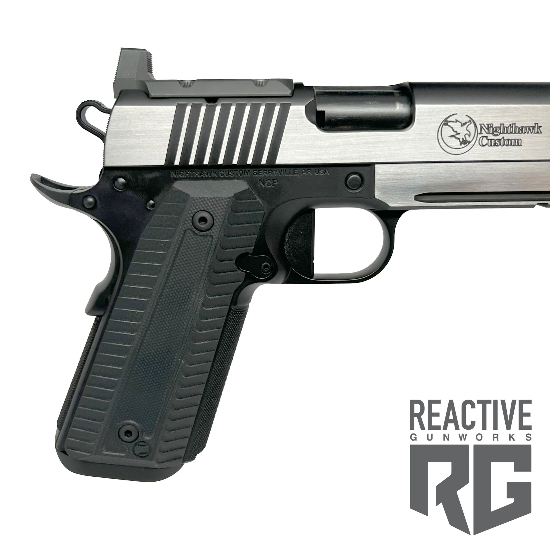 Nighthawk Custom Shadow Hawk Government 5" DLC w/ Polished Flats 9mm ...