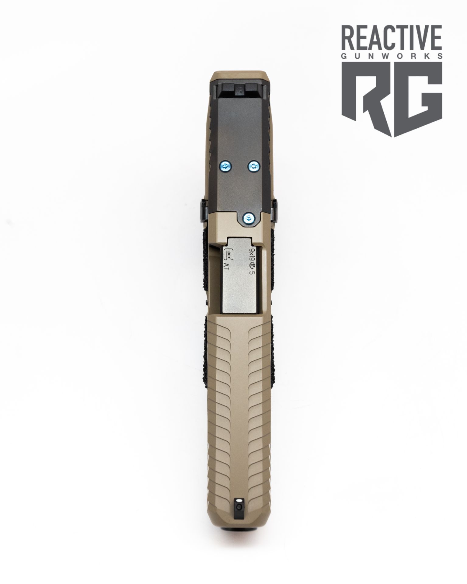 Agency Arms Glock 17 Gen 5 Bonesaw FDE Aggressive Carry | Reactive Gunworks