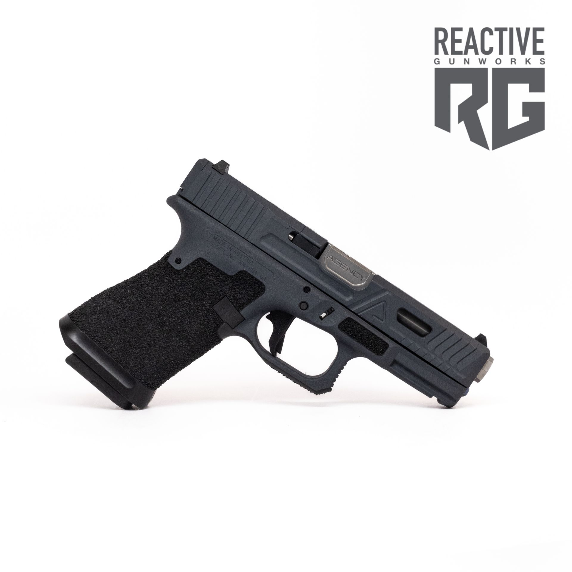 Agency Arms Glock 19 Gen 3 Urban Agency Grey LBC | Reactive Gunworks