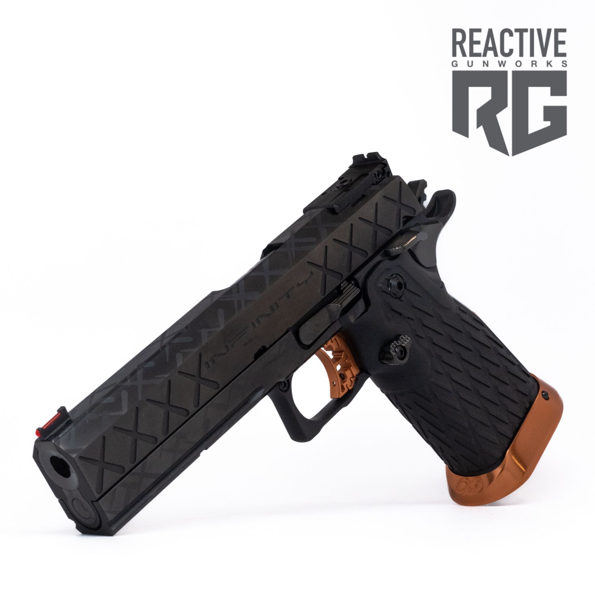 SVI Infinity IED 1911 9mm DLC Copper | Reactive Gunworks