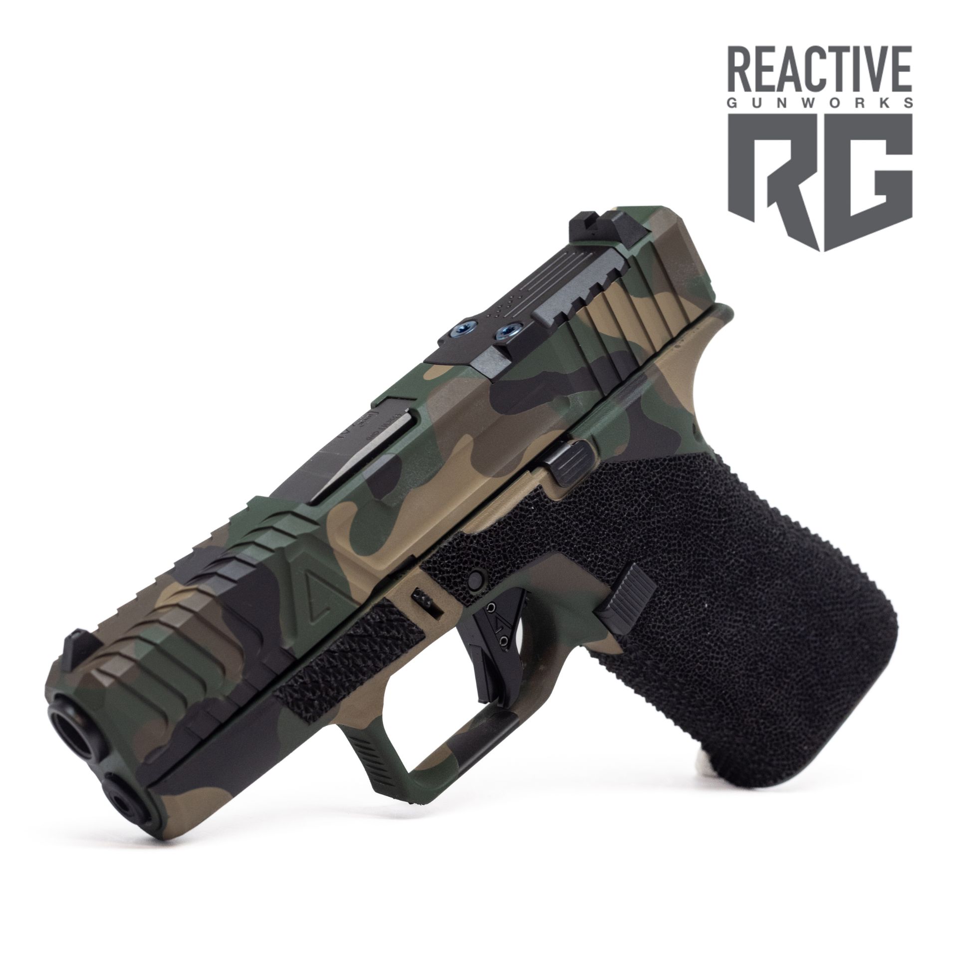 Agency Arms Glock 43X Bonesaw M81 Woodland Aggressive Carry | Reactive ...