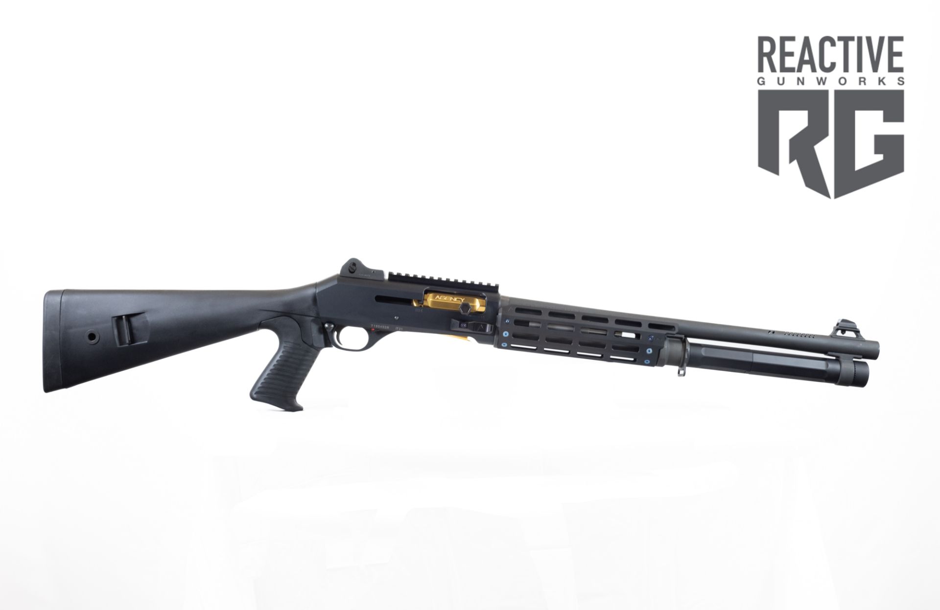 Agency Arms Benelli M4 Tactical 12GA Shotgun TiN | Reactive Gunworks ...