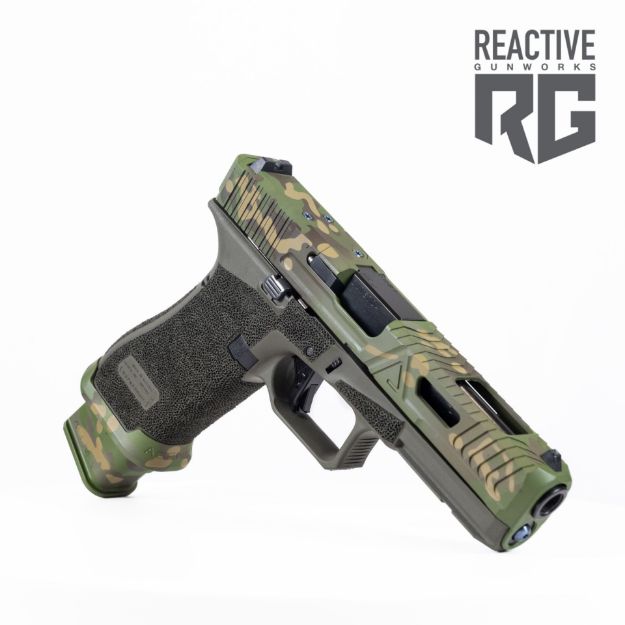 Agency Arms Glock 17 Gen 5 EXA Tropic Multicam Slide Magwell Basepad ...
