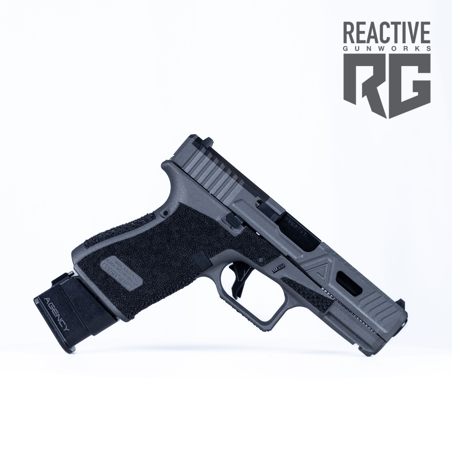 Agency Arms Glock 19 Gen 5 Urban Tungsten Aggr Carry | Reactive Gunworks
