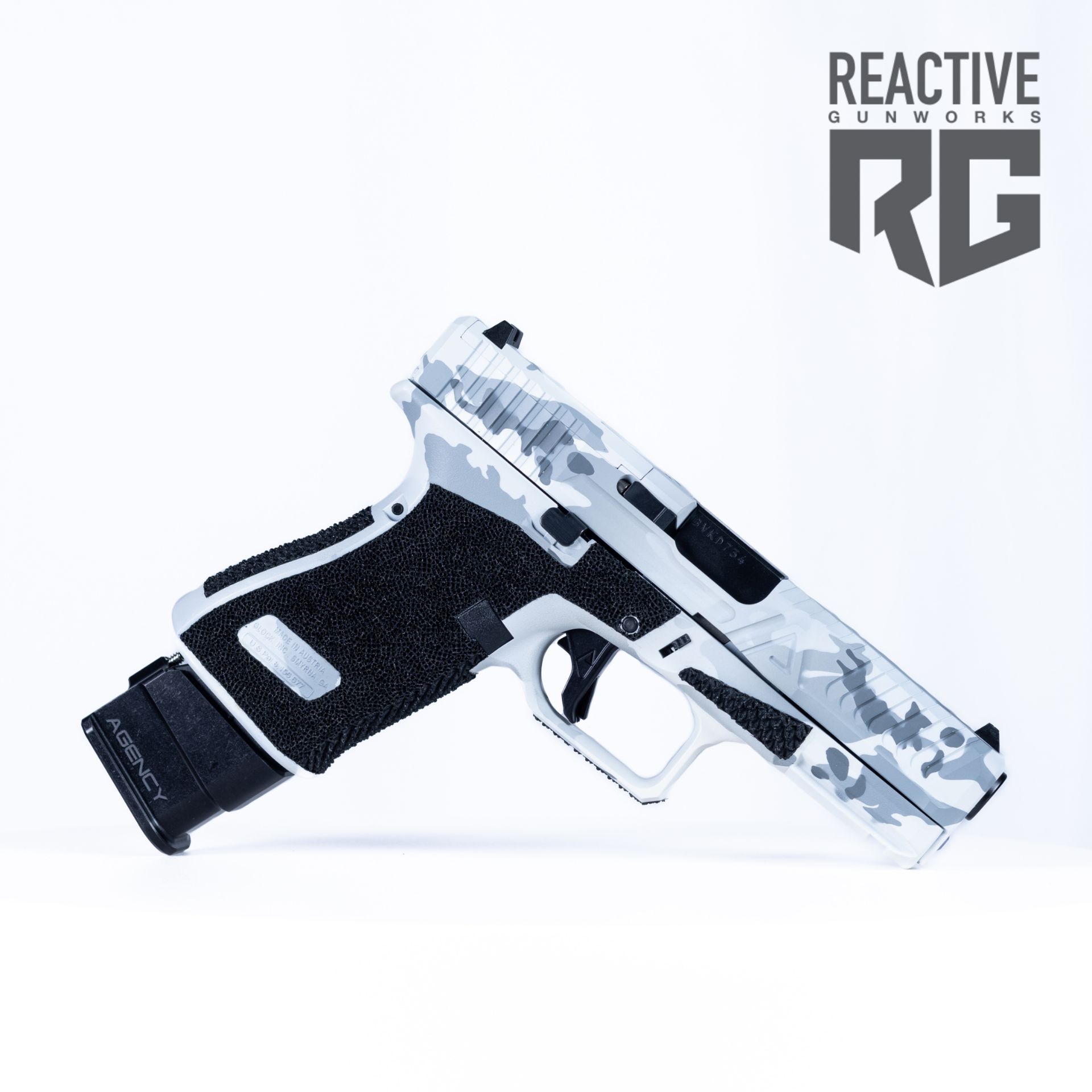 Agency Arms Glock 19 Gen 5 Hybrid Alpine Multicam | Reactive Gunworks ...