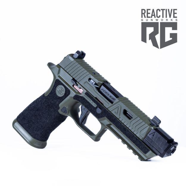 Agency Arms SIG P320 Gavel OD Green Comp Mid | Reactive Gunworks ...