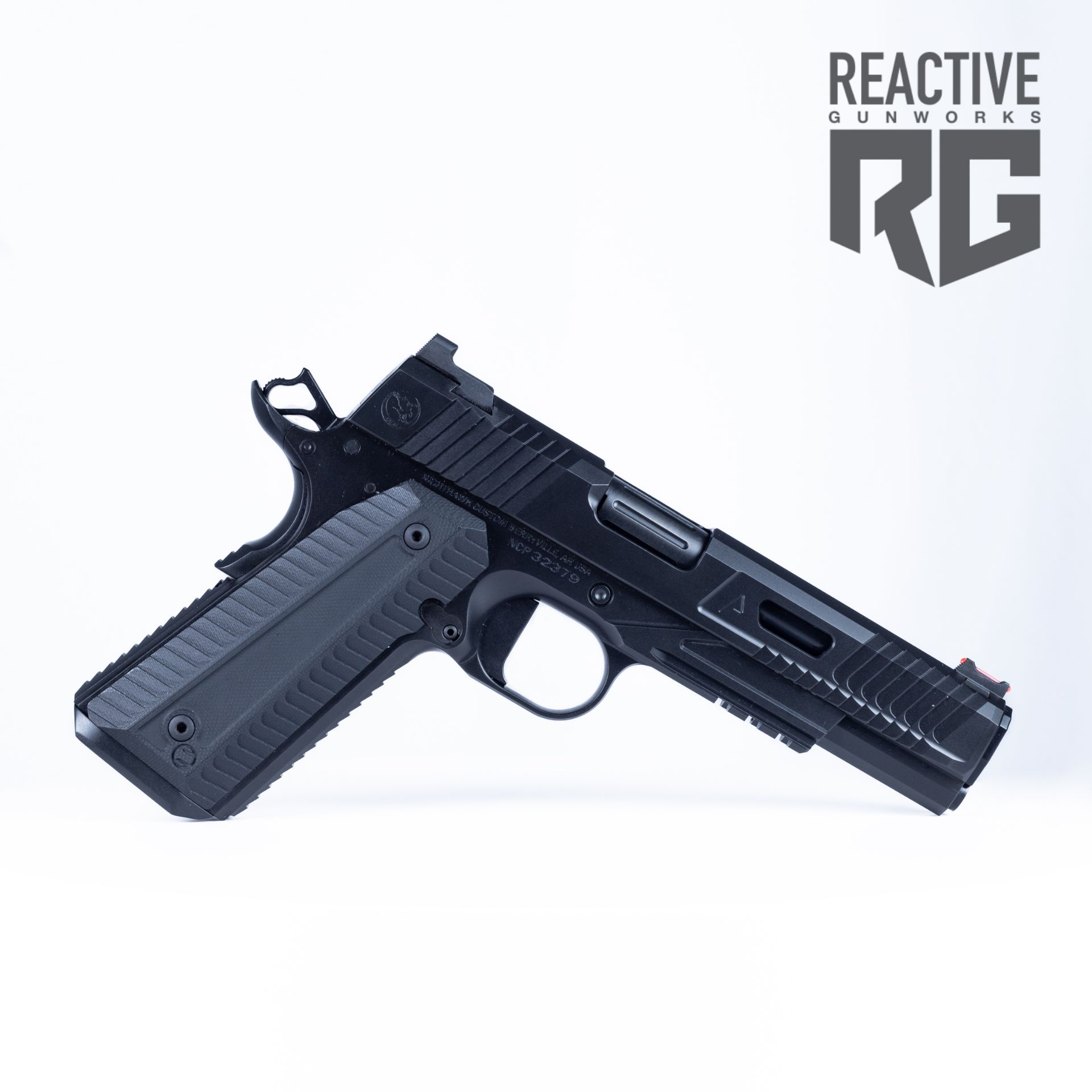 Nighthawk Custom Agent 2 Govt (9mm) Blackout 1911 | Reactive Gunworks