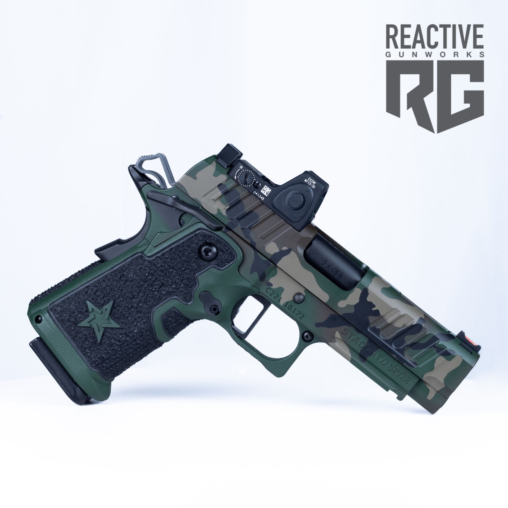 Monsoon Tactical Staccato C2 M81 Woodland Multicam Lucky 7's RMRcc SVI ...