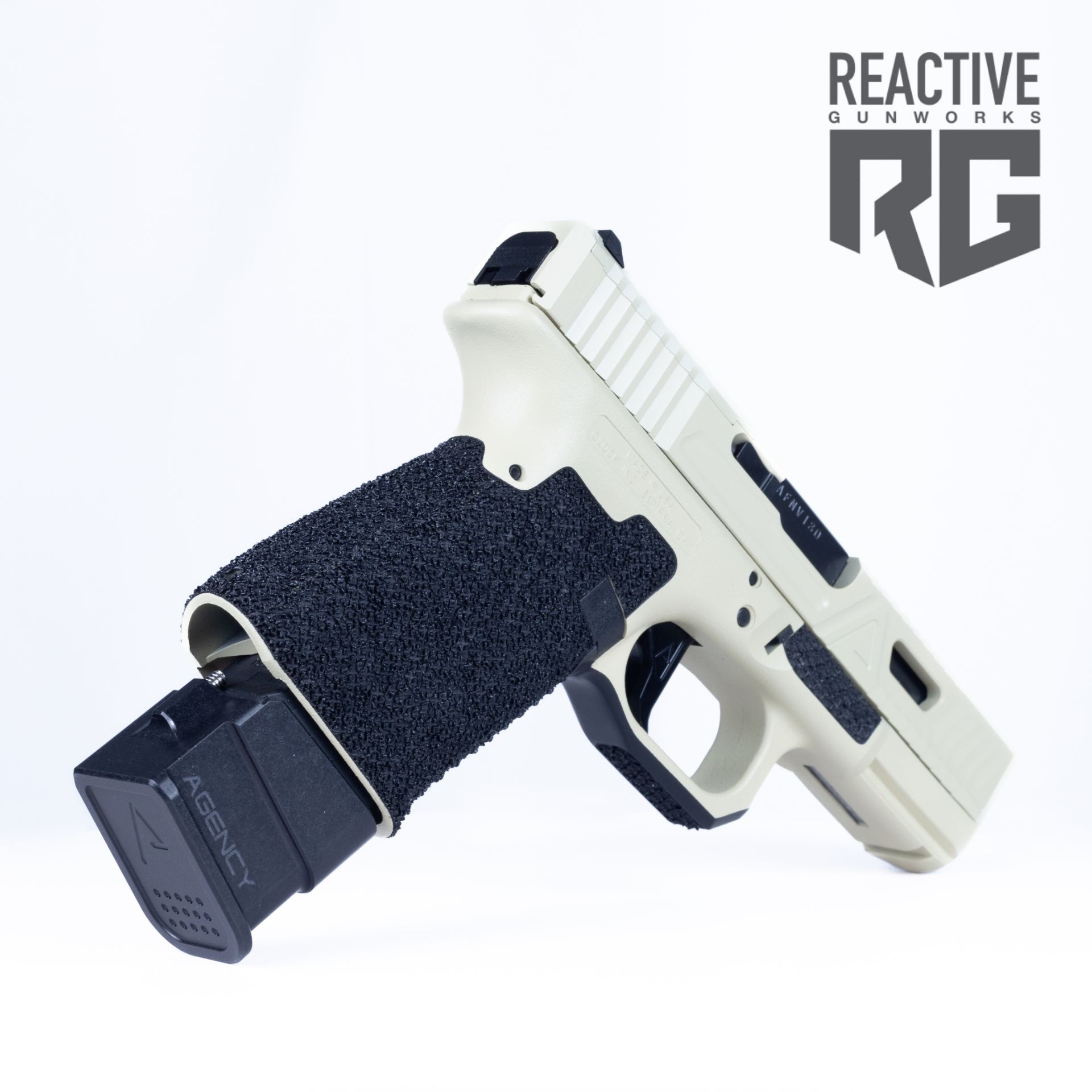 Agency Arms Glock 19 Gen 3 Bonesaw Benelli Sand LBC | Reactive Gunworks ...