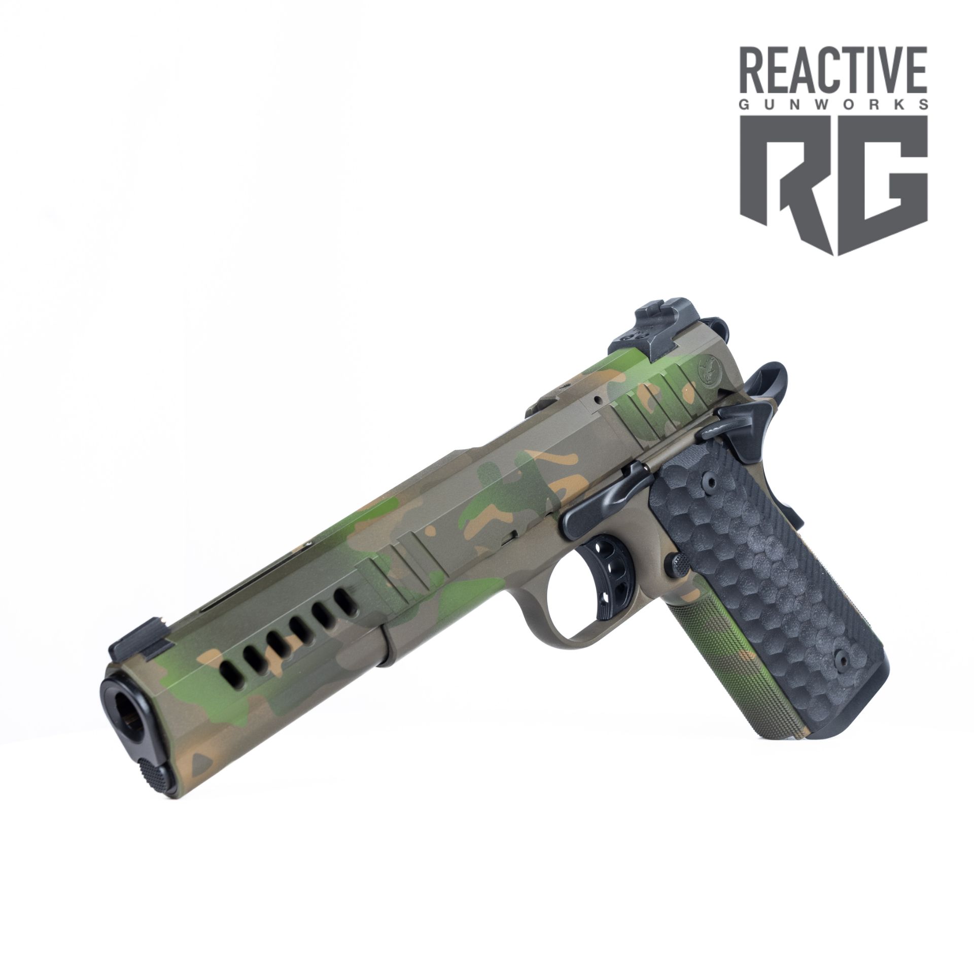 Nighthawk Custom Chairman IOS (10MM) Green Multicam 6" 1911 RMR Plate ...