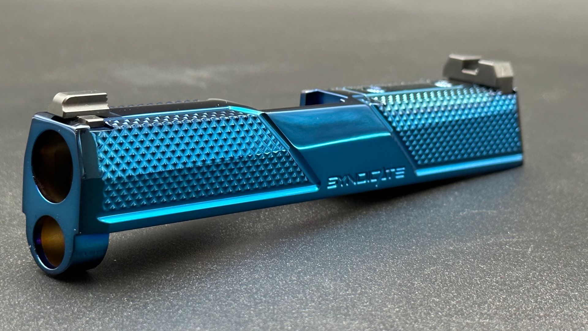 SYNDICATE S2 SLIDE FOR SIG® P365 POLISHED BLUE PVD (LIMITED EDITION ...