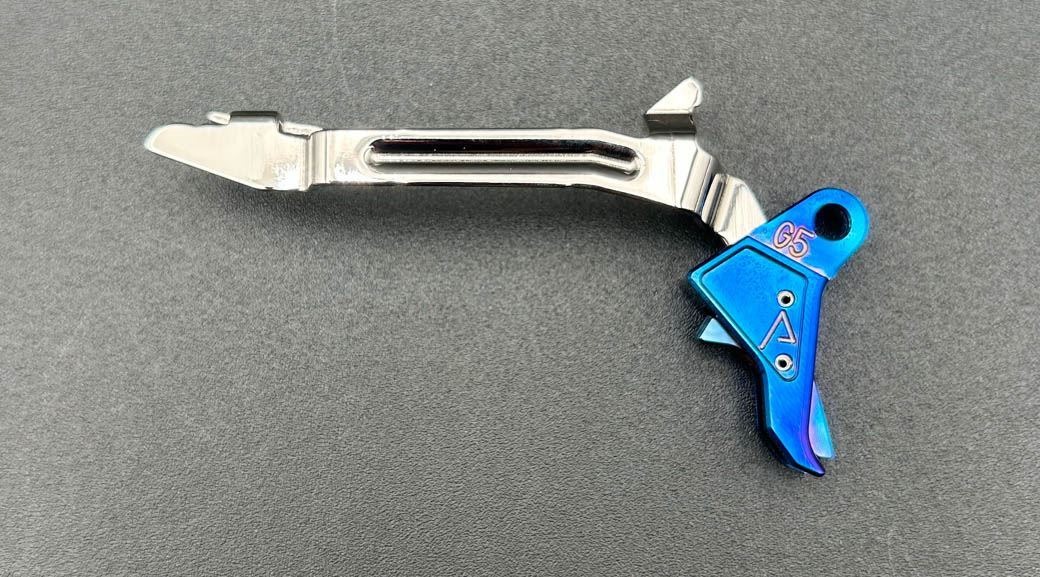 Agency Arms Limited Edition Titanium Blued Drop-In Trigger | Reactive Gunworks | Reactive Gunworks