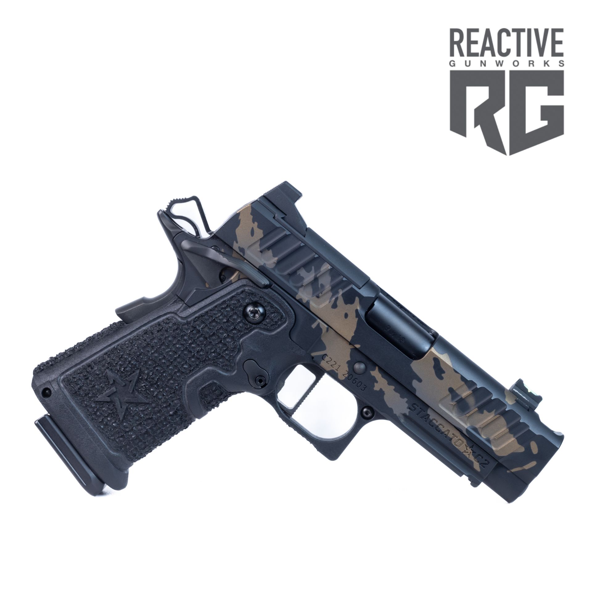 Monsoon Tactical Staccato C2 DPO Bronze/Black Multicam Genghis Komp SVI ...