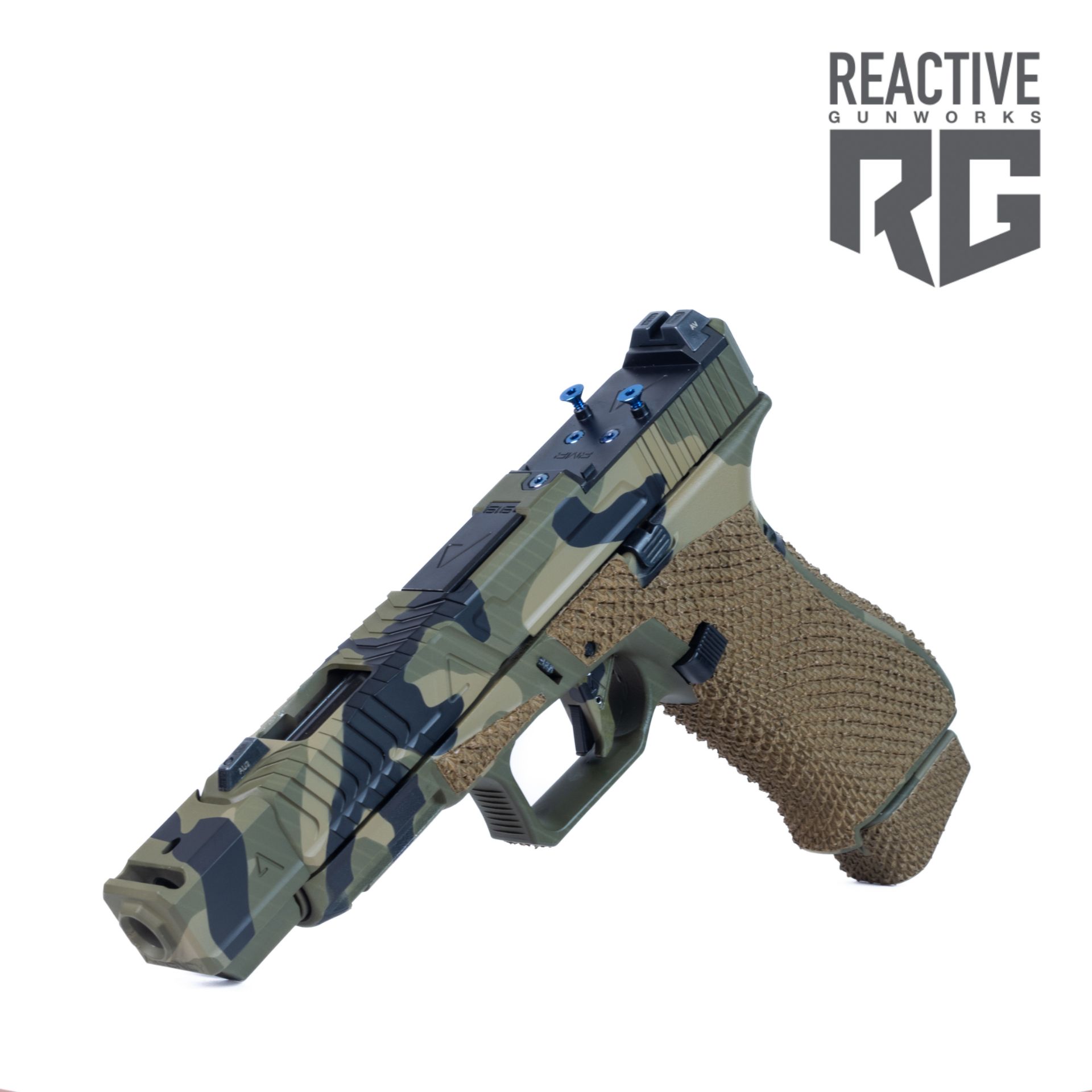 Agency Arms Glock 19X EXA M81 Woodland Comp | Reactive Gunworks ...