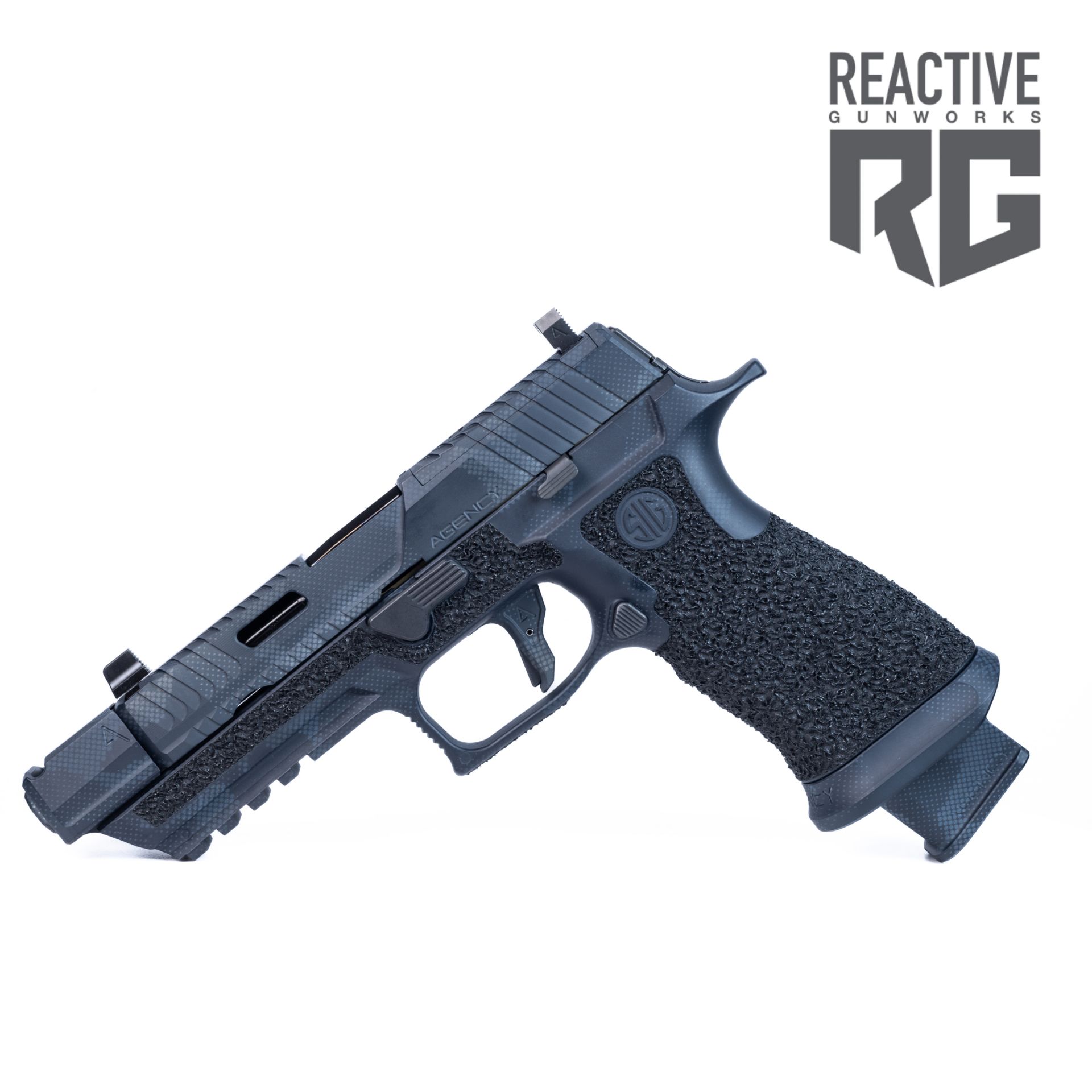 Agency Arms SIG P320 Peacekeeper Stealth Gray Comp Mid DLC | Reactive ...