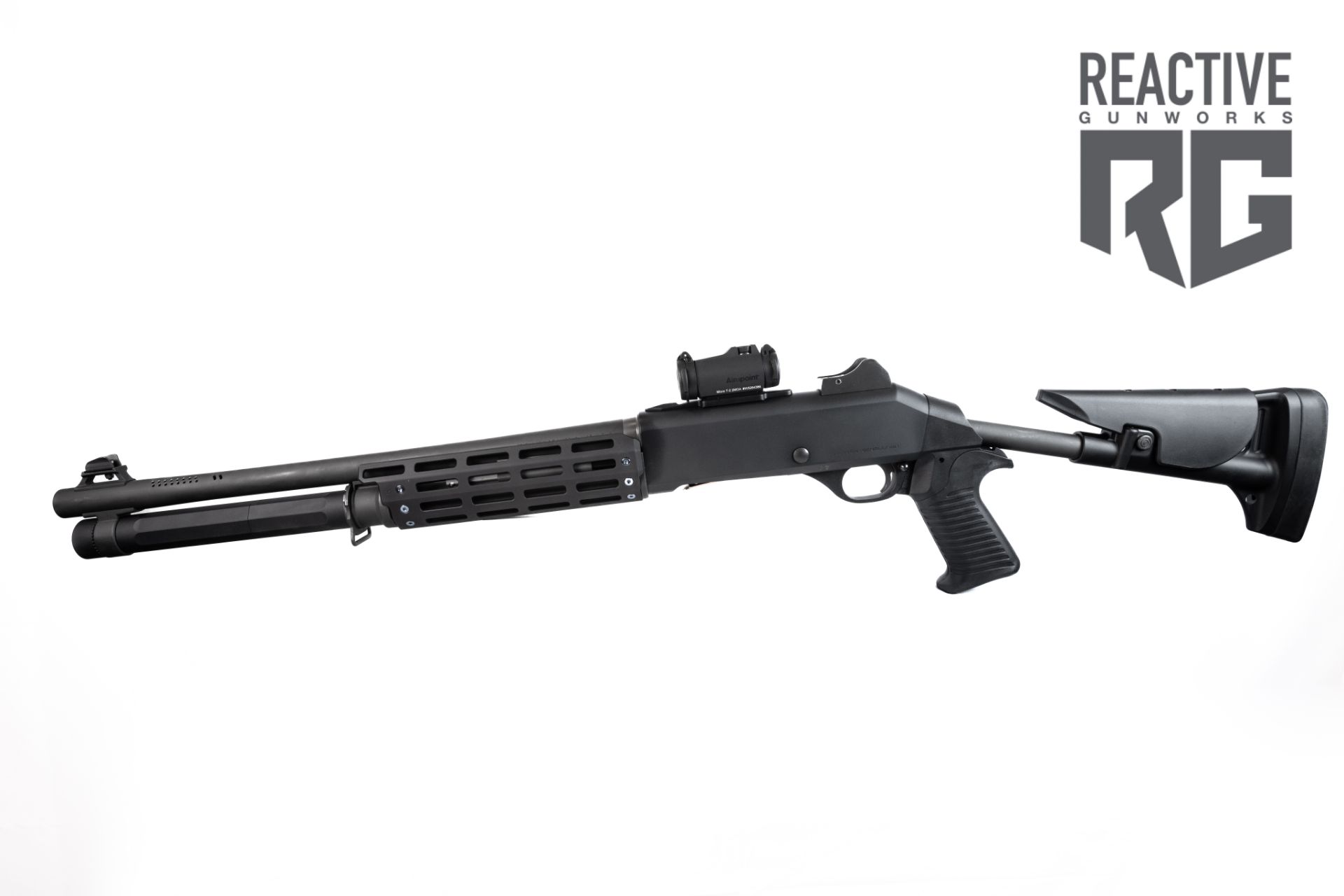 Agency Arms Benelli M4 Ported 12GA Shotgun Rose Gold Aimpoint T-2 ...