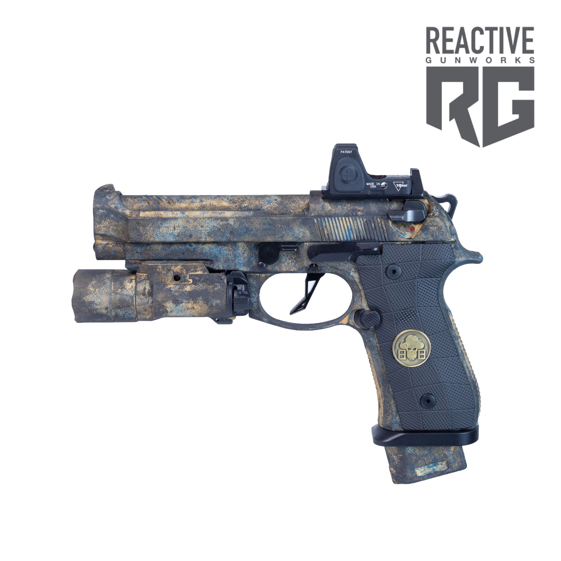 Blackbeards Customs Beretta M9A1 Royal Remains | Reactive Gunworks ...