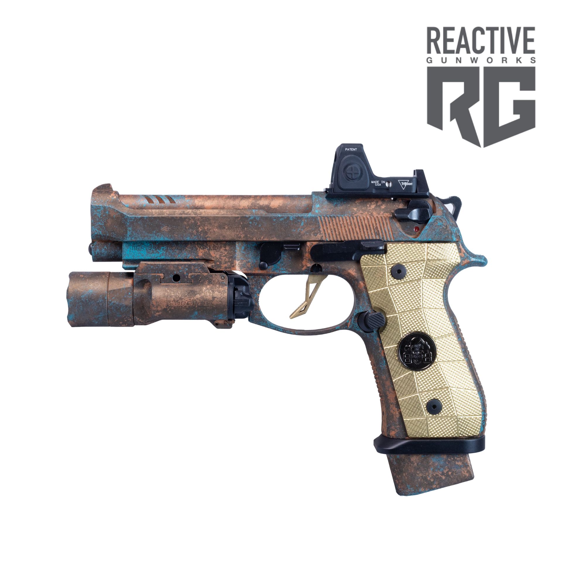 Blackbeards Customs Beretta M9A1 Sunken Ship | Reactive Gunworks ...
