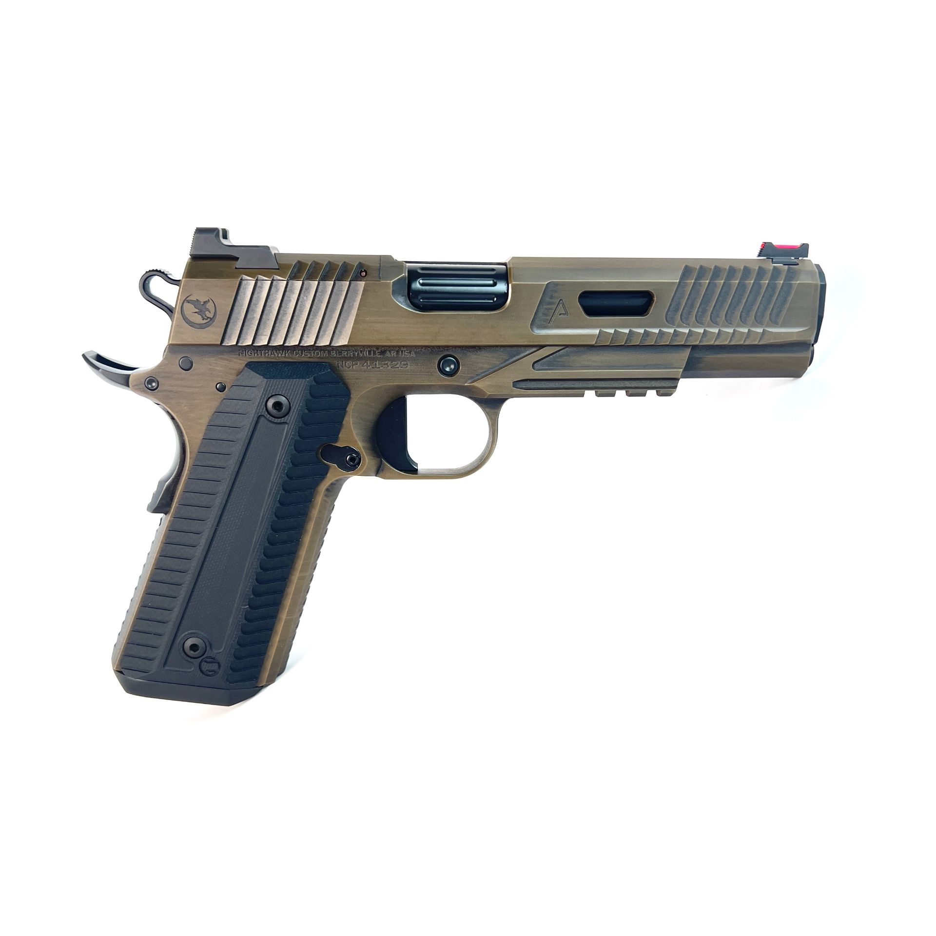 Nighthawk Custom Agent 2 Govt Battleworn FDE 1911 (45ACP) | Reactive ...