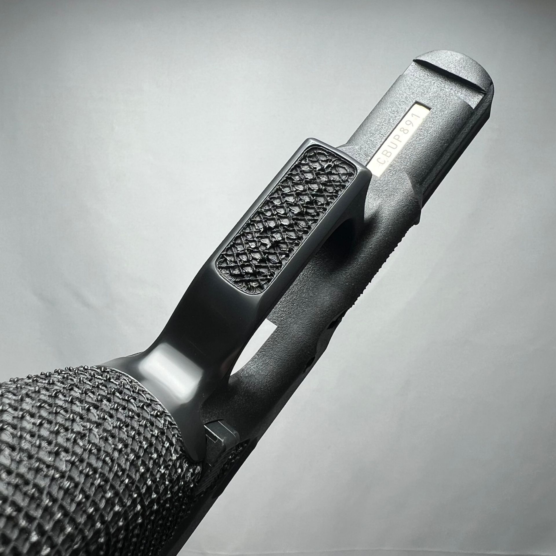 Lead Baron Customs G19 Gen 5 Stippled Frame Combo Texture | Reactive ...