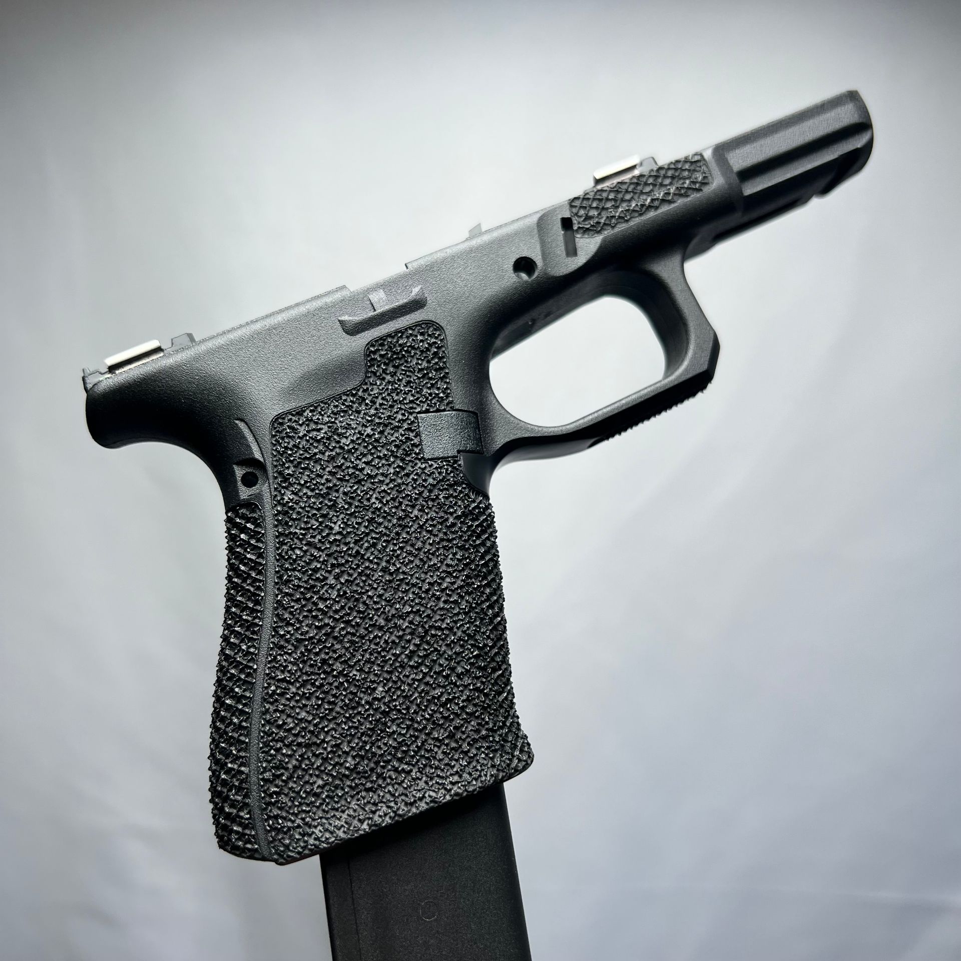 Lead Baron Customs G19 Gen 5 Stippled Frame Combo Texture | Reactive ...