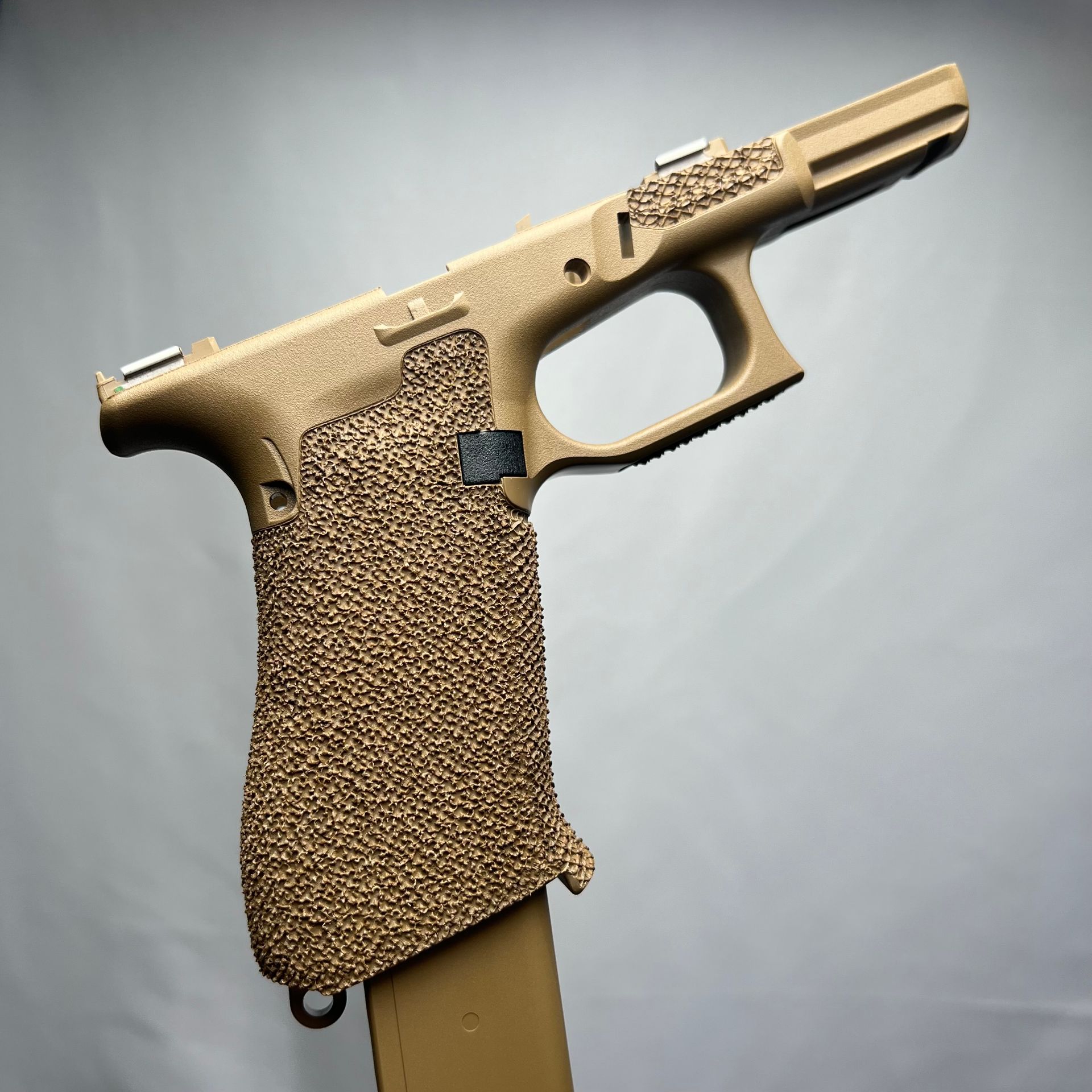 Lead Baron Customs G19X Stippled Frame Combo Texture | Reactive ...