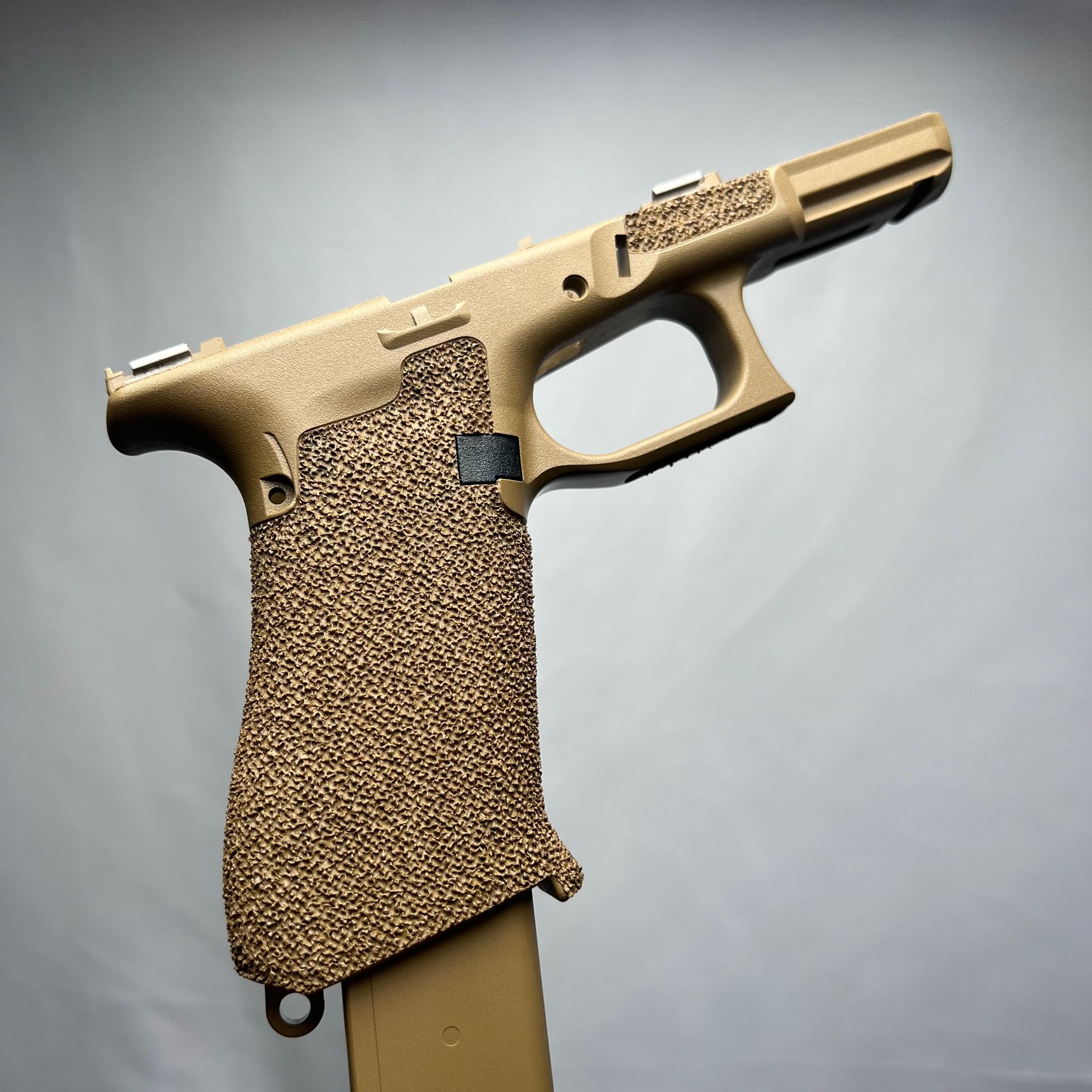 Lead Baron Customs G19X Stippled Frame X Texture | Reactive Gunworks ...