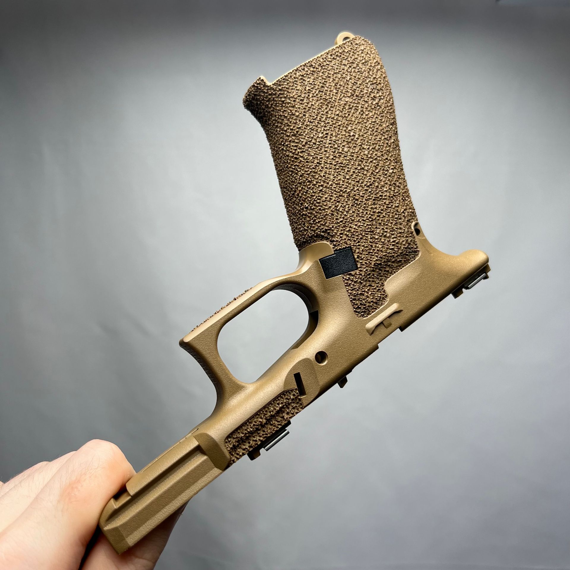 Lead Baron Customs G19X Stippled Frame X Texture | Reactive Gunworks ...