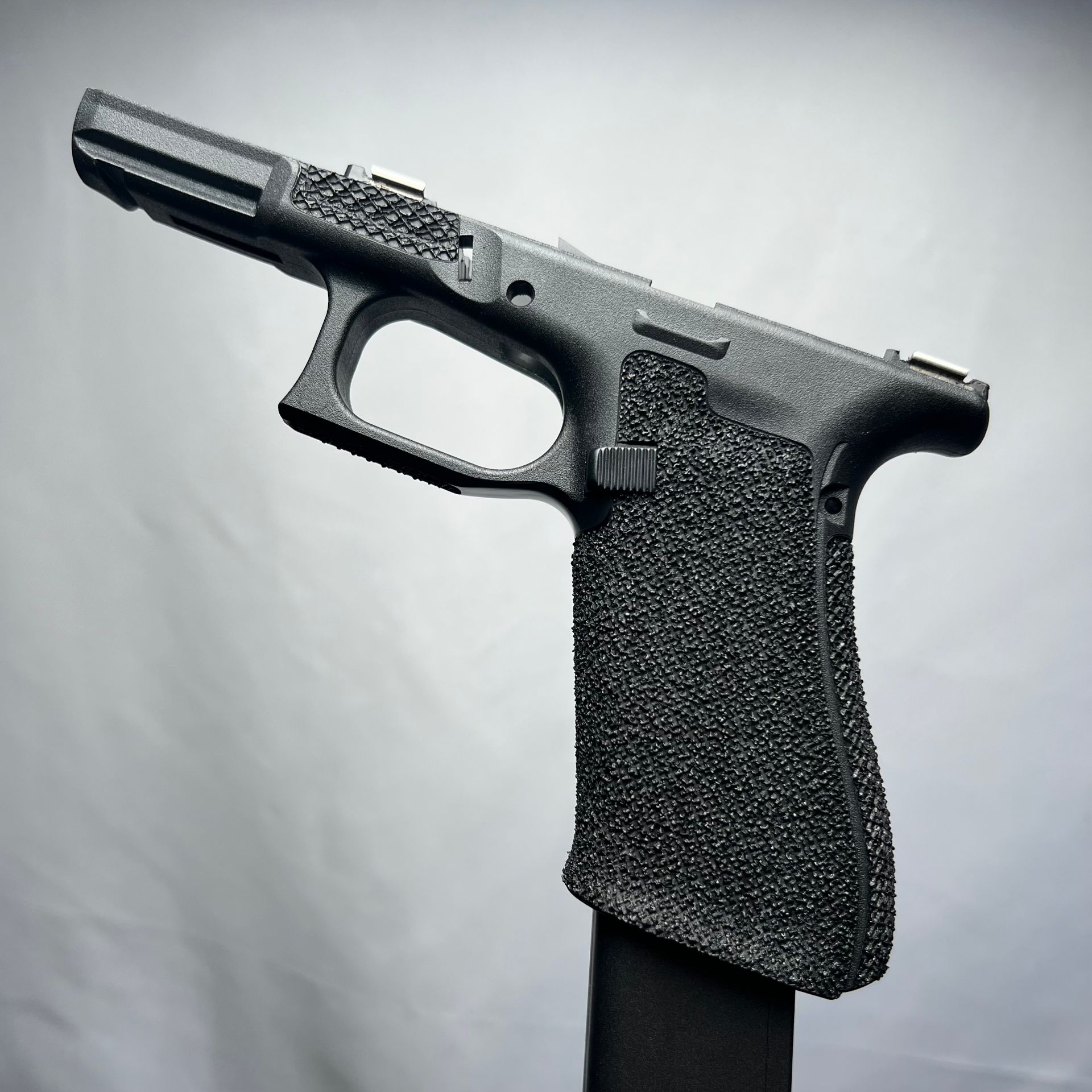 Lead Baron Customs G45 Stippled Frame Combo Texture | Reactive Gunworks ...
