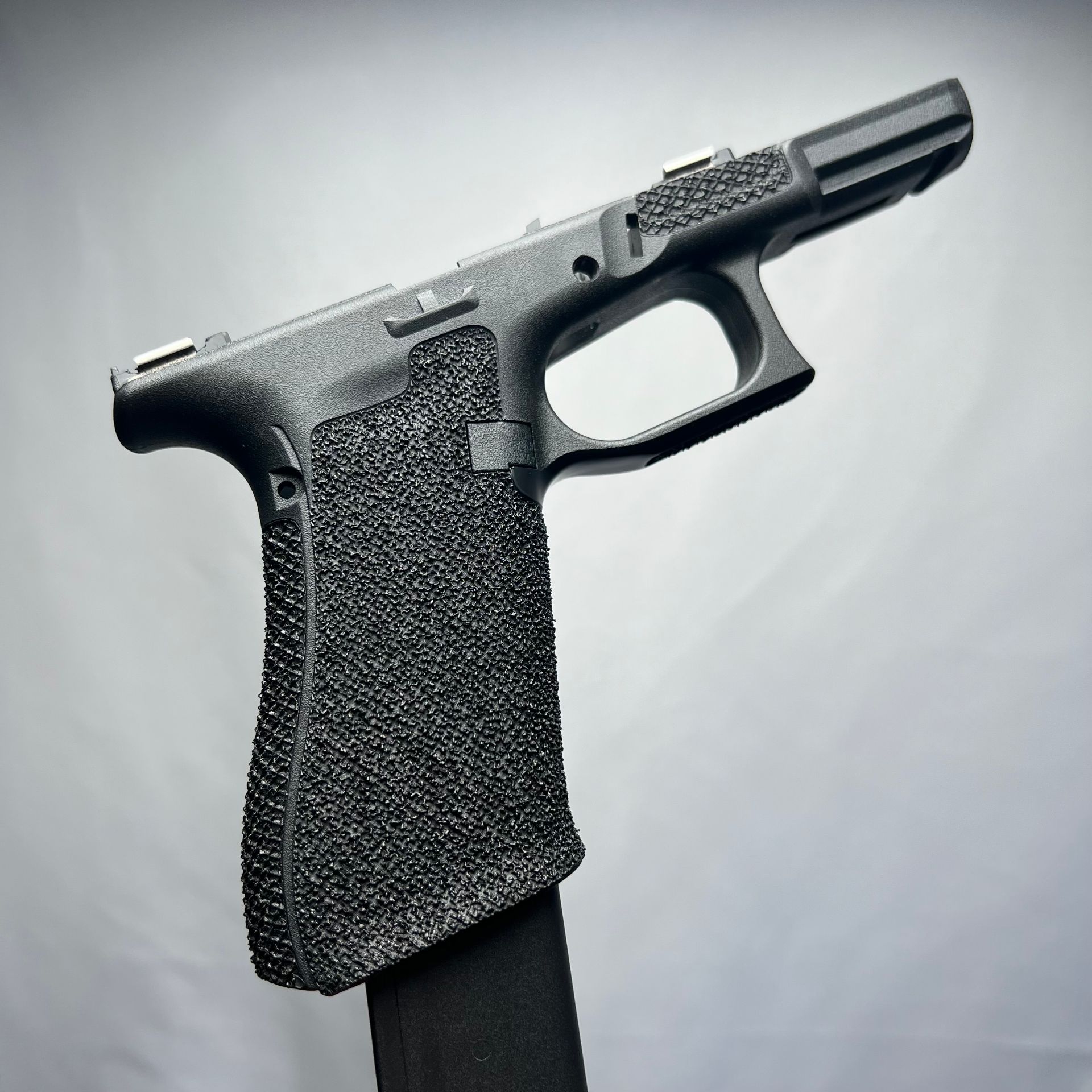 Lead Baron Customs G45 Stippled Frame Combo Texture | Reactive Gunworks ...