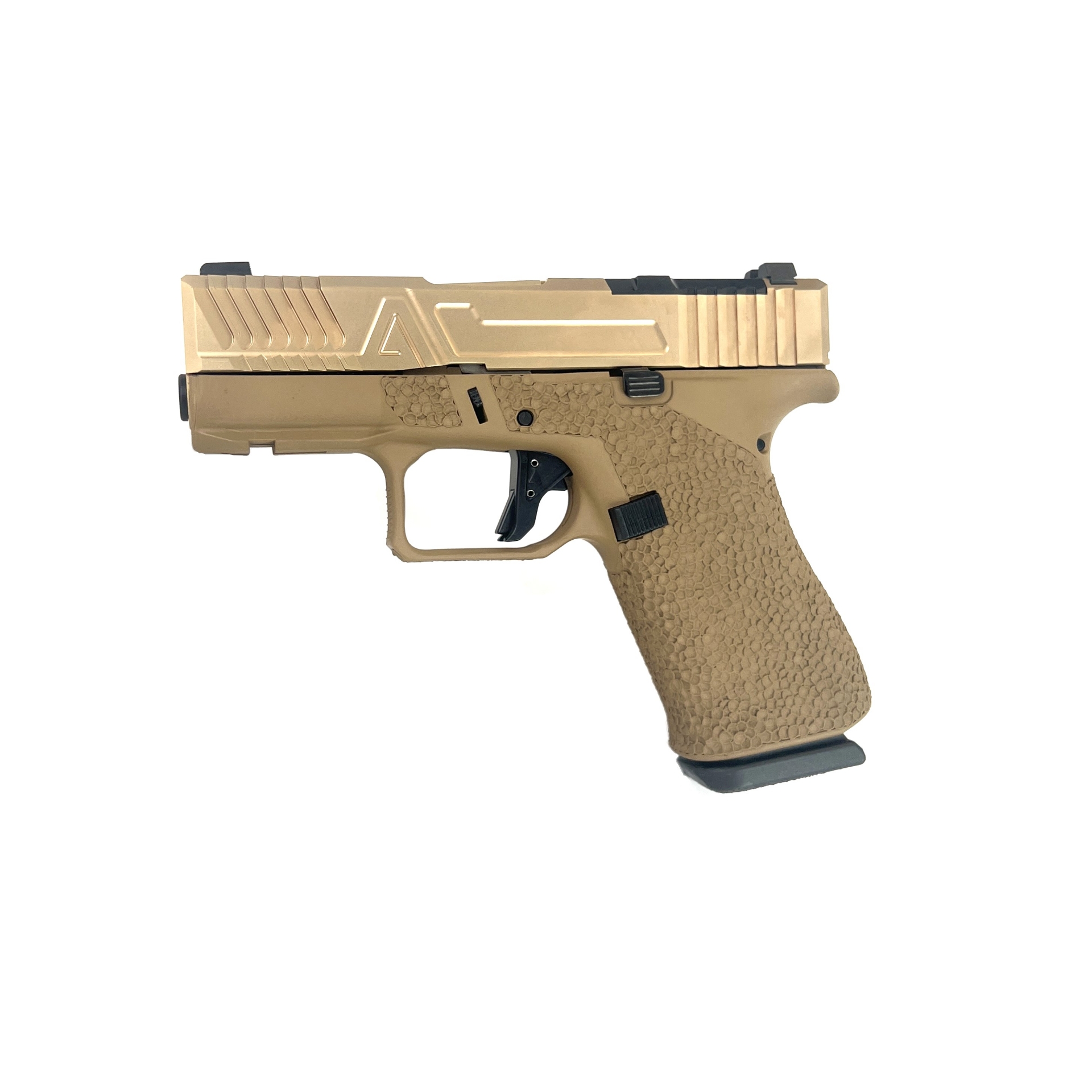 Agency Arms Glock 43X MOS Hybrid FDE EDC Full Build | Reactive Gunworks ...